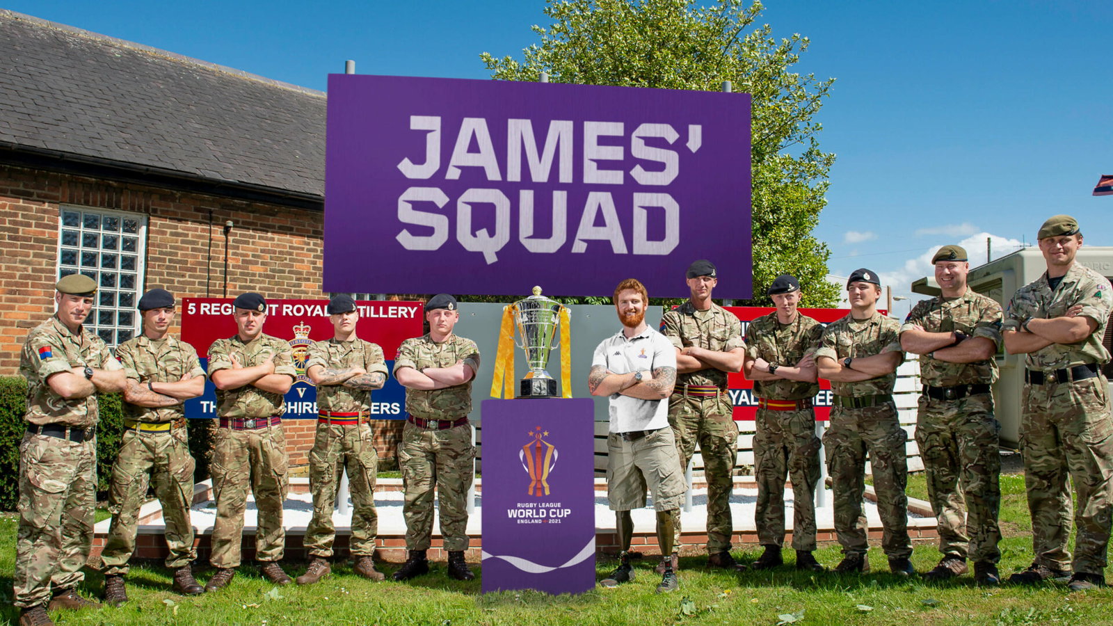 RLWC2021 marks Armistice Day by launching "James' Squad" - Serious ...