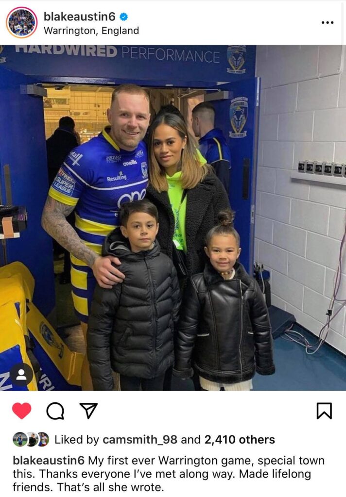 Blake Austin responds to his official Warrington exit - Serious About ...