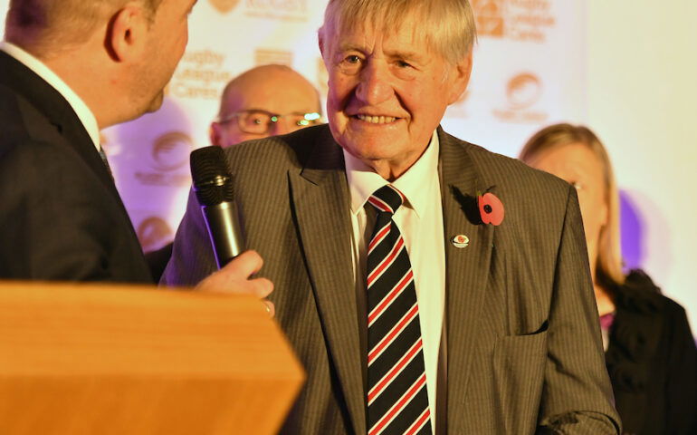 Rugby league legend and former Hull FC star Johnny Whiteley MBE in ...
