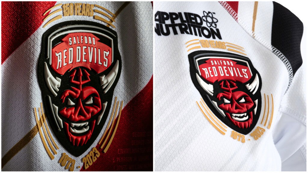 Salford Red Devils reveal their 2023 home and away shirts - Serious ...