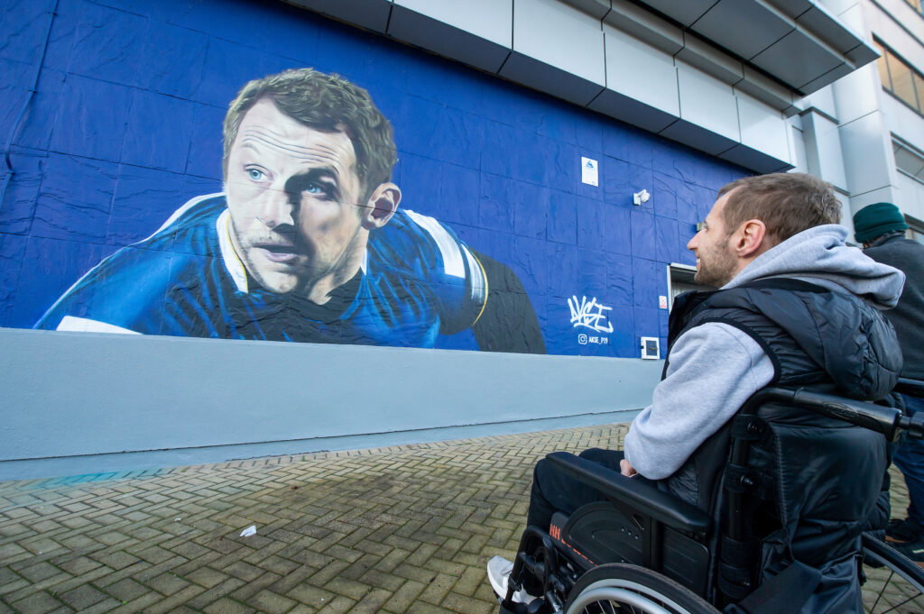 Rob Burrow mural subject to mindless vandalism - Serious About Rugby League