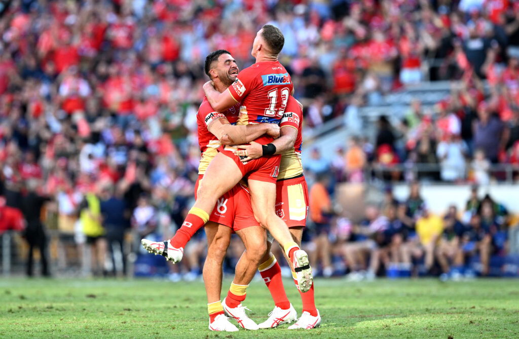 NRL new club The Dolphins stun title favourites in debut match ...