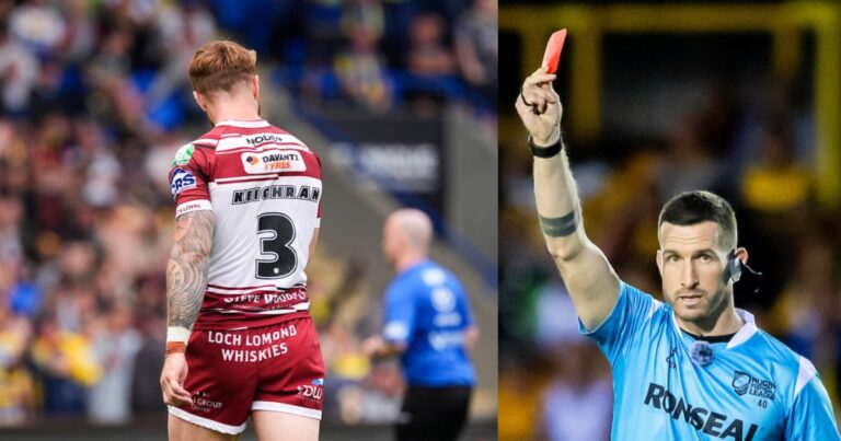 Wigan Warriors star shown red card for shocking hit and set to miss ...