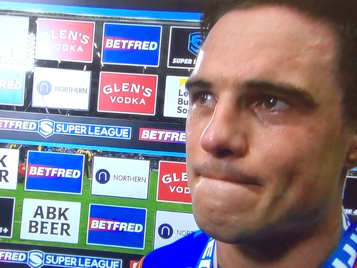 Watch: Brodie Croft breaks down as he pays tribute to Rob Burrow in Man ...