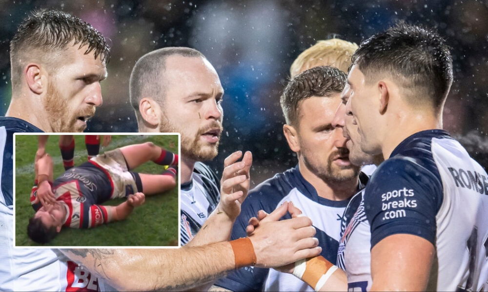 England Rugby League international suffers scary injury causing concern ...