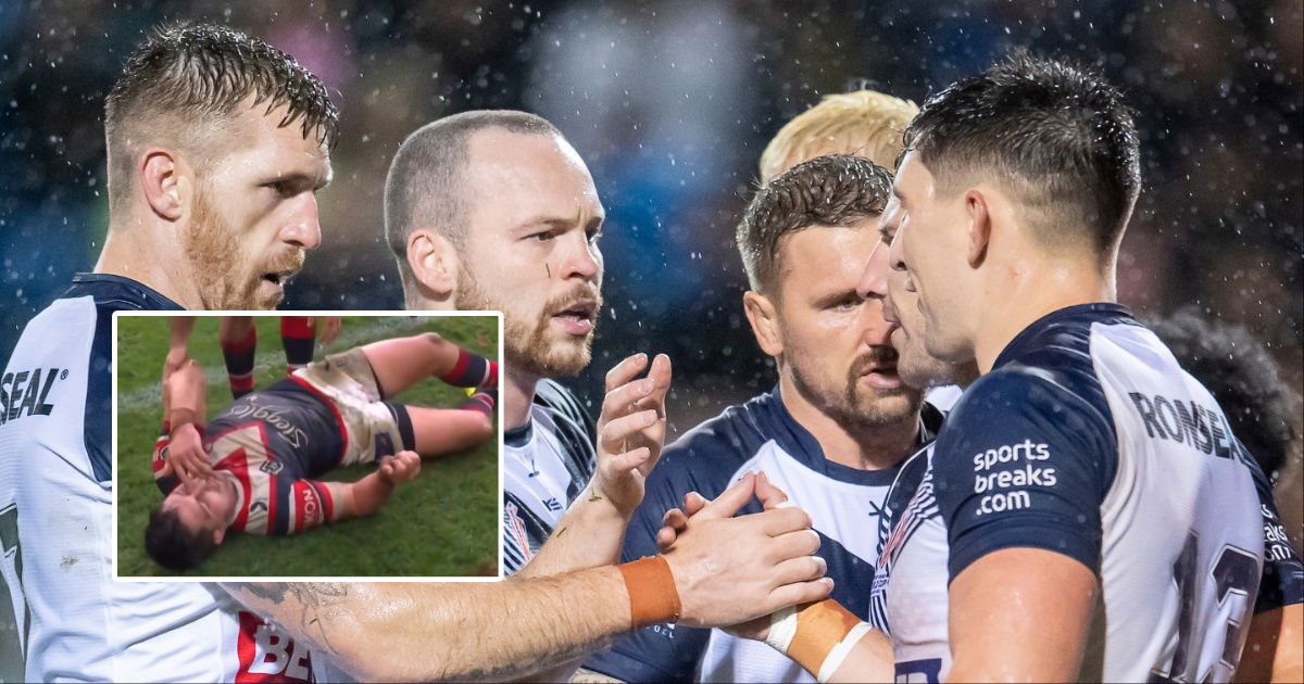 England Rugby League international suffers scary injury causing concern ...
