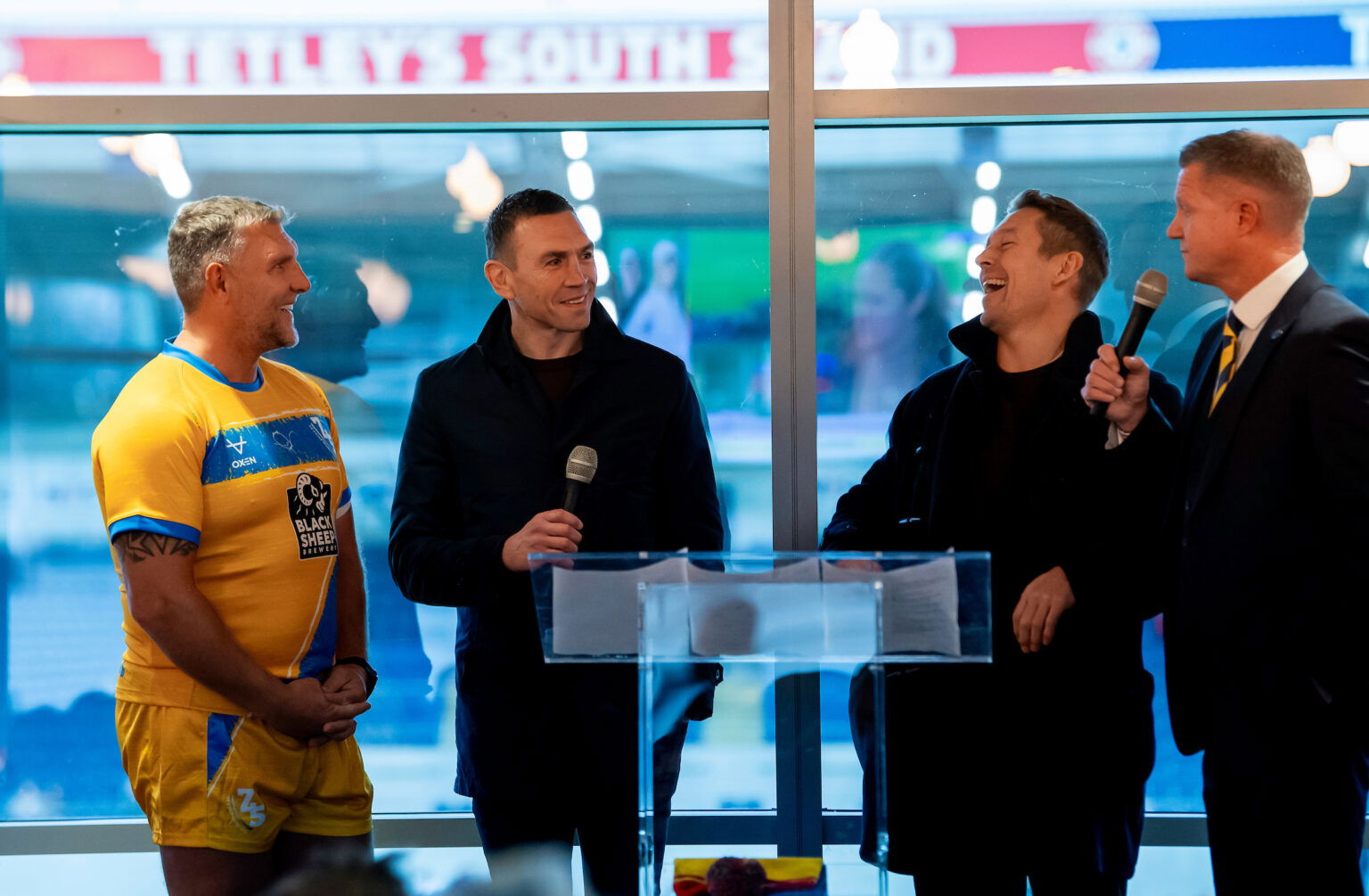 The 7 best images after Rob Burrow Rugby League side win inaugural 745 ...