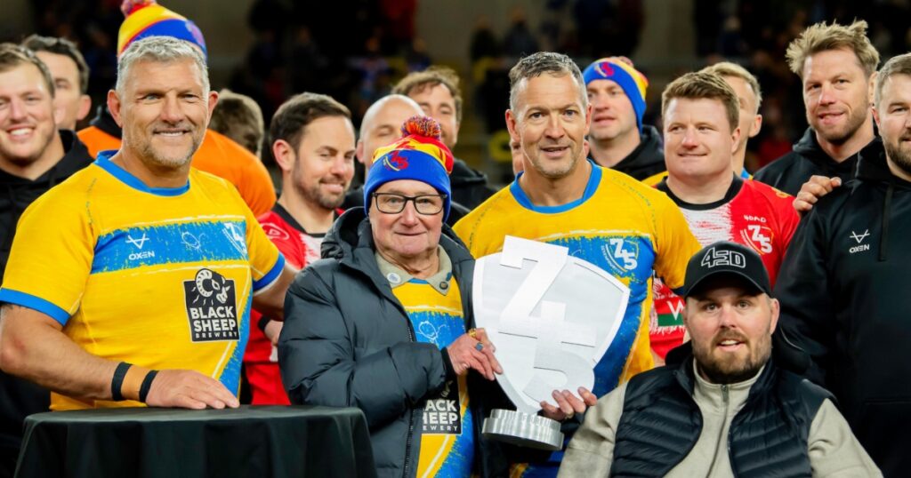 The 7 best images after Rob Burrow Rugby League side win inaugural 745 ...