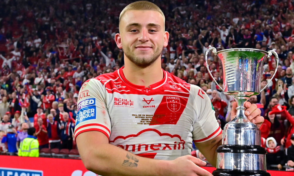 Mikey Lewis gives emotional interview after player of the match ...