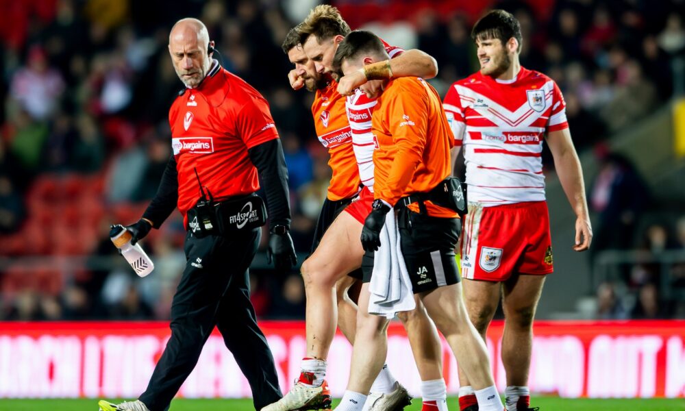 St Helens confirm extent of Jacob Host injury after leg break whilst ...